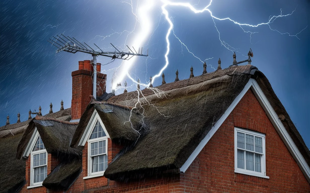 Handling Lightning Strikes on TV Aerials: Safety and Repair